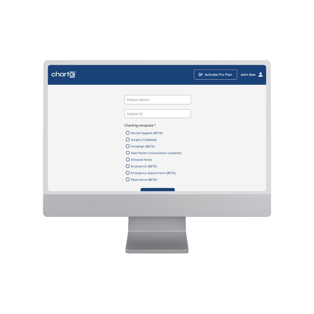 AI charting for dentists - ChartAI